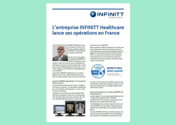 Témoignage Eric Duclos - INFINITT - Hugues Trousseau